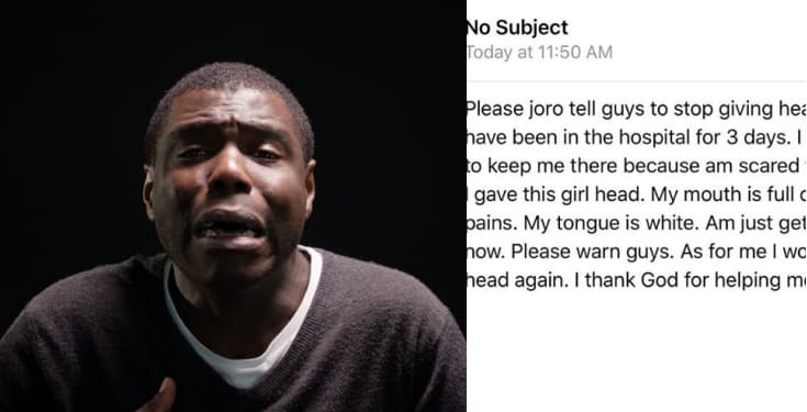 ‘men Stop Giving Ladies Head During Sx Nigerian Man Advises Gistreel