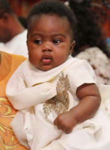 Ex-Catholic Priest, Patrick Henry Edet dedicates his child