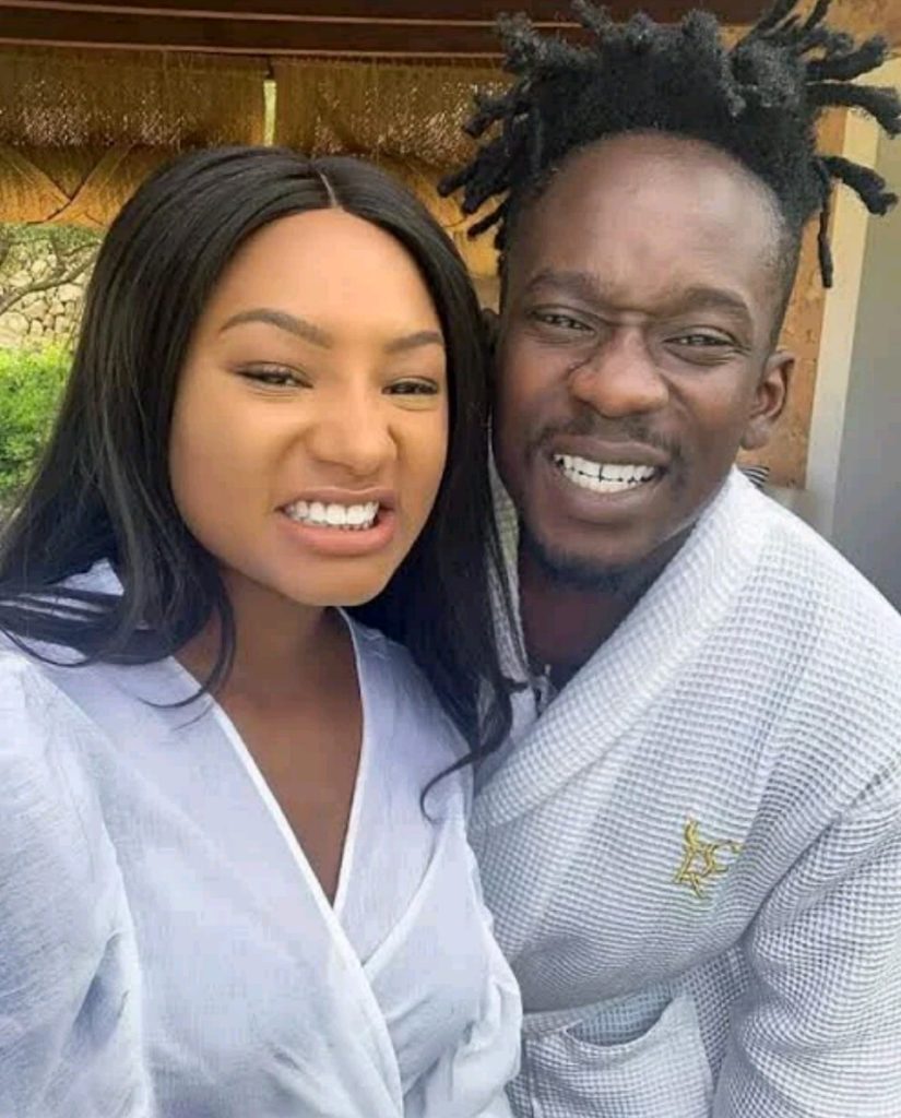Temi Otedola reacts as her lover, Mr Eazi says his wedding might be the ...