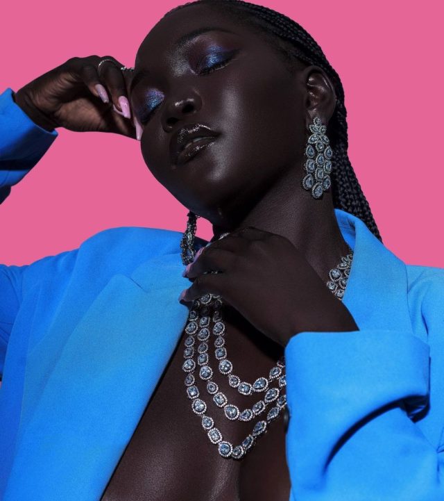 Meet "Queen Of The Dark", Nyakim Gatwech With Extremely Dark Skin Tone