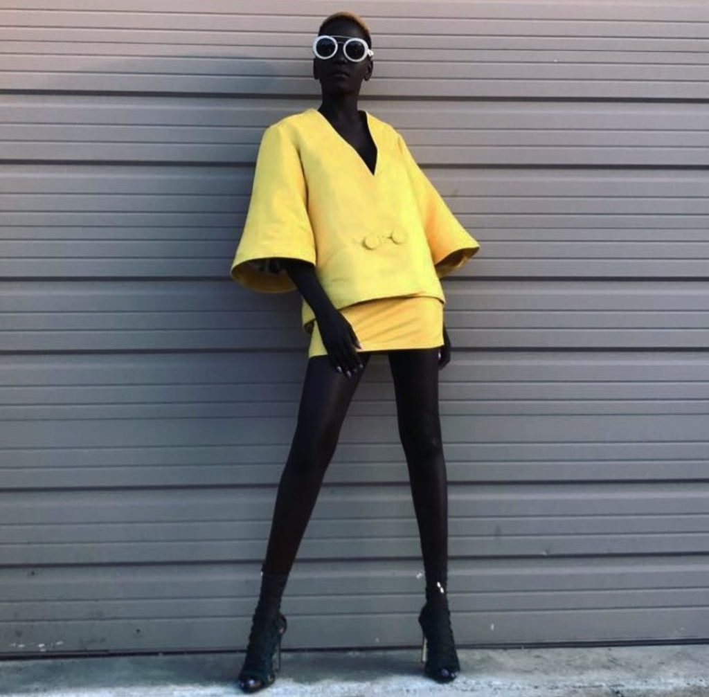 Meet "Queen Of The Dark", Nyakim Gatwech With Extremely Dark Skin Tone