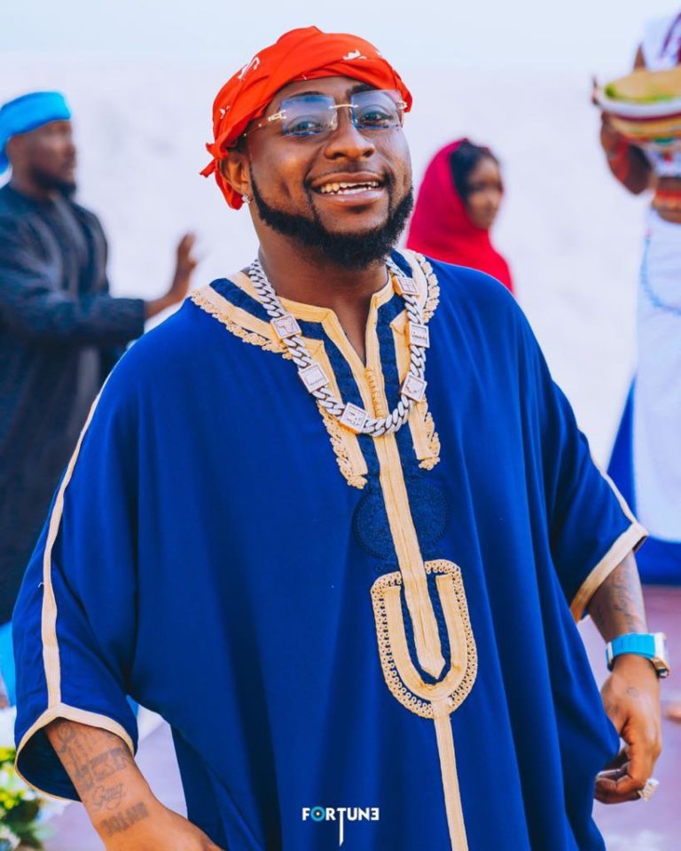Davido stuns in royal outfits as he celebrates his 28th birthday (Photos)