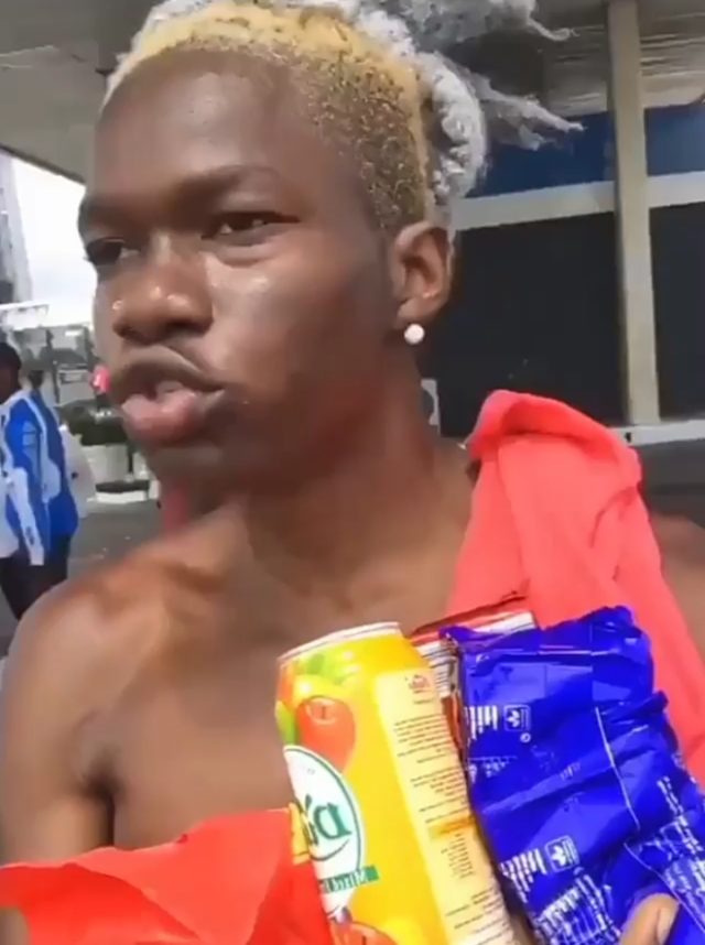 Video of NBA Geeboy looting during Endsars protest surfaces