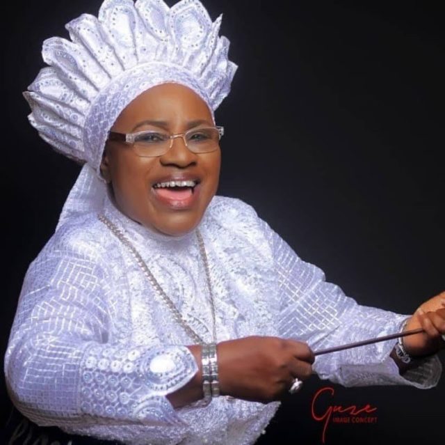 Veteran actress Iya Rainbow shows off dance steps at a party