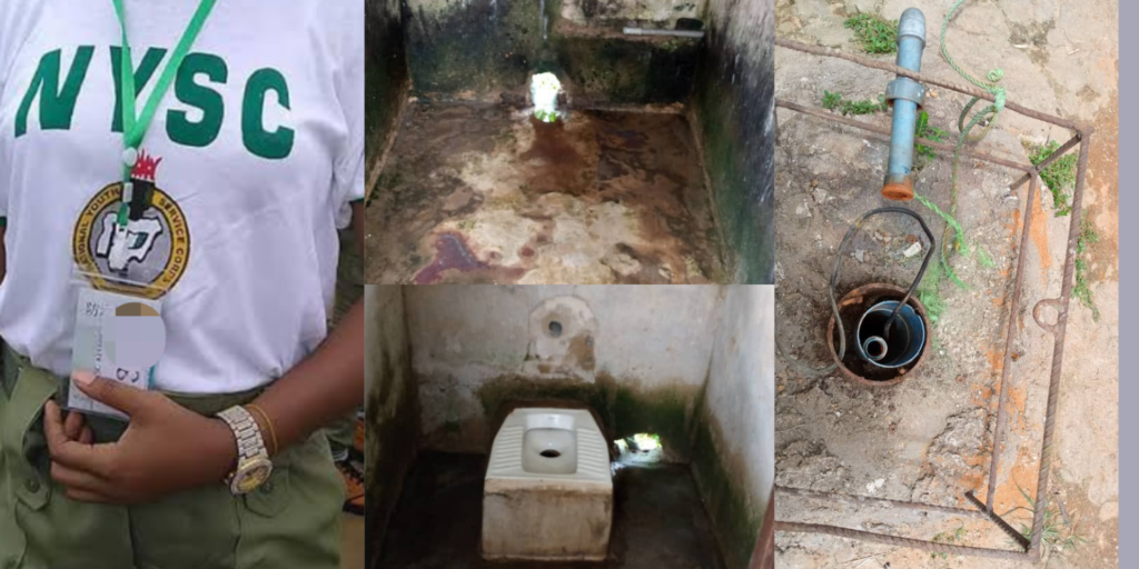 "They should scrap NYSC" - Corps member laments dilapidated state of Corpers lodge in Bayelsa State