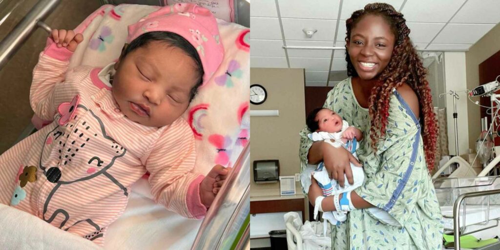 Actress Ivie Okujaye and husband welcome baby girl