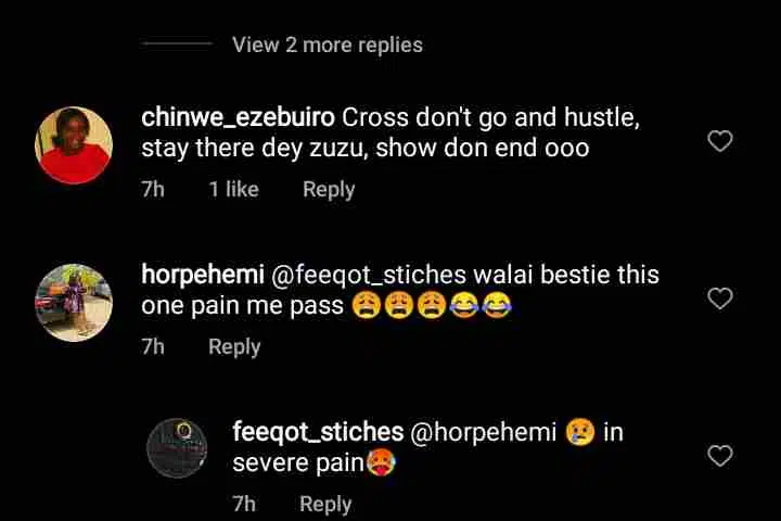 "Be like this babe na for everybody" - Reactions trail photo and video ...