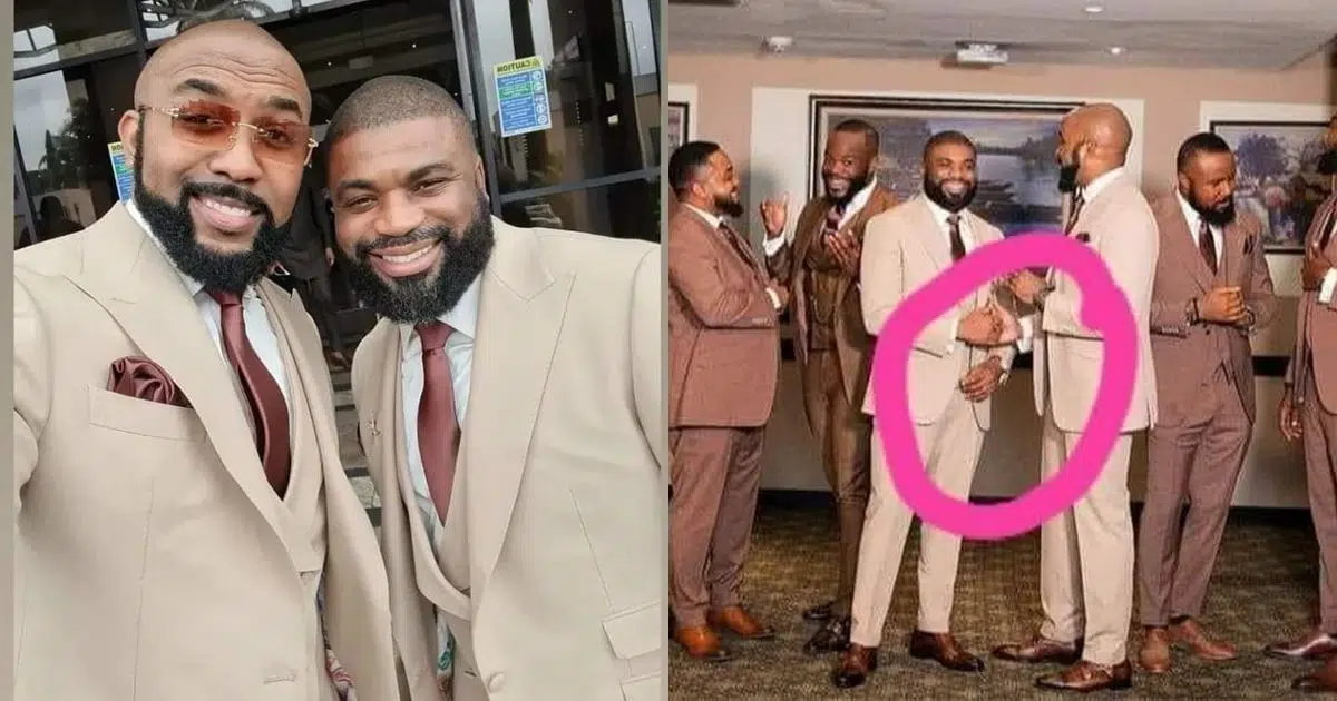 Reactions trail Banky W and Mercy Chinwo's husband, Blessed's unusual ...