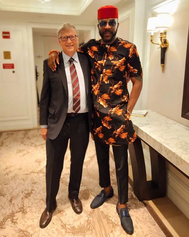 Ebuka Obi-Uchendu meets Microsoft's billionaire, Bill Gates