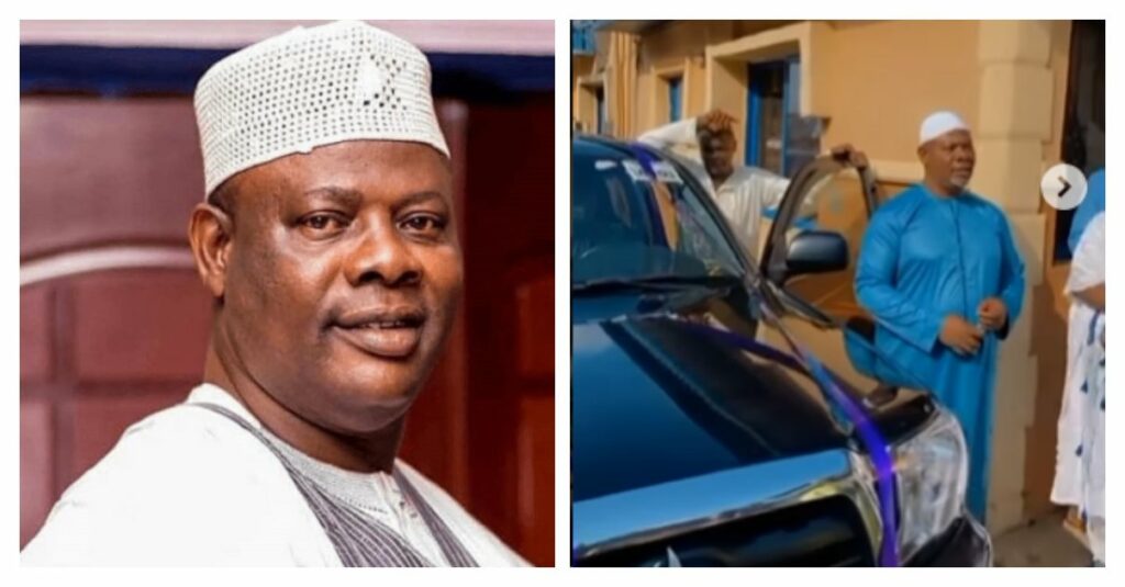 Yinka Quardi's kids gift him a brand new SUV on his 63rd birthday