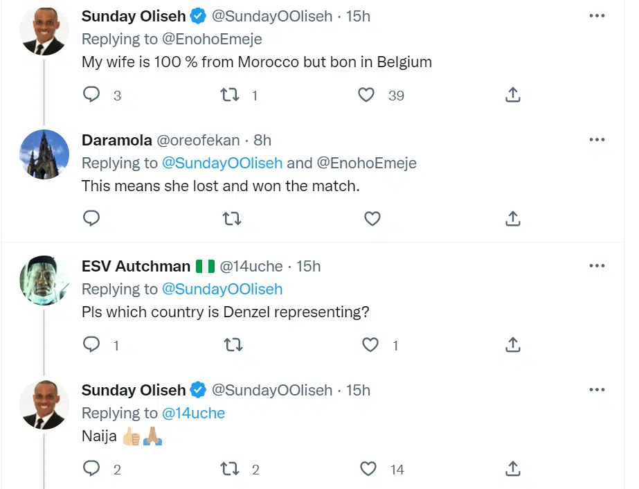 Sunday Oliseh hints at son playing for Nigeria despite having Moroccan ...