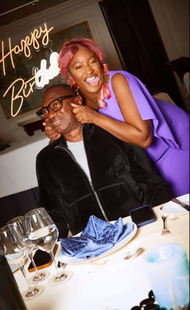 Dj Cuppy Celebrates Father Femi Otedola On 60th Birthday Aboard Luxury
