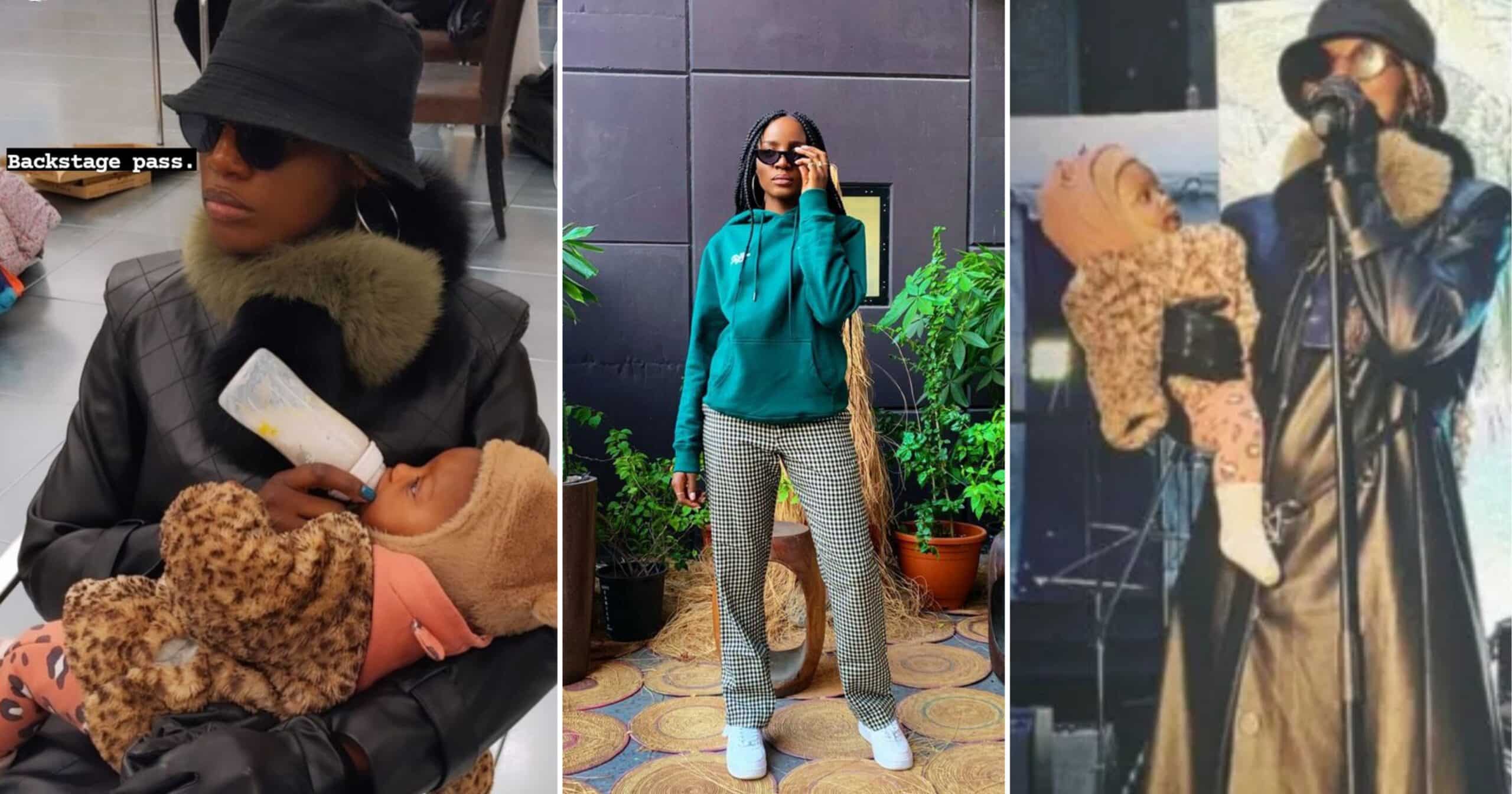 Seyi Shay performs with daughter on stage (Video)
