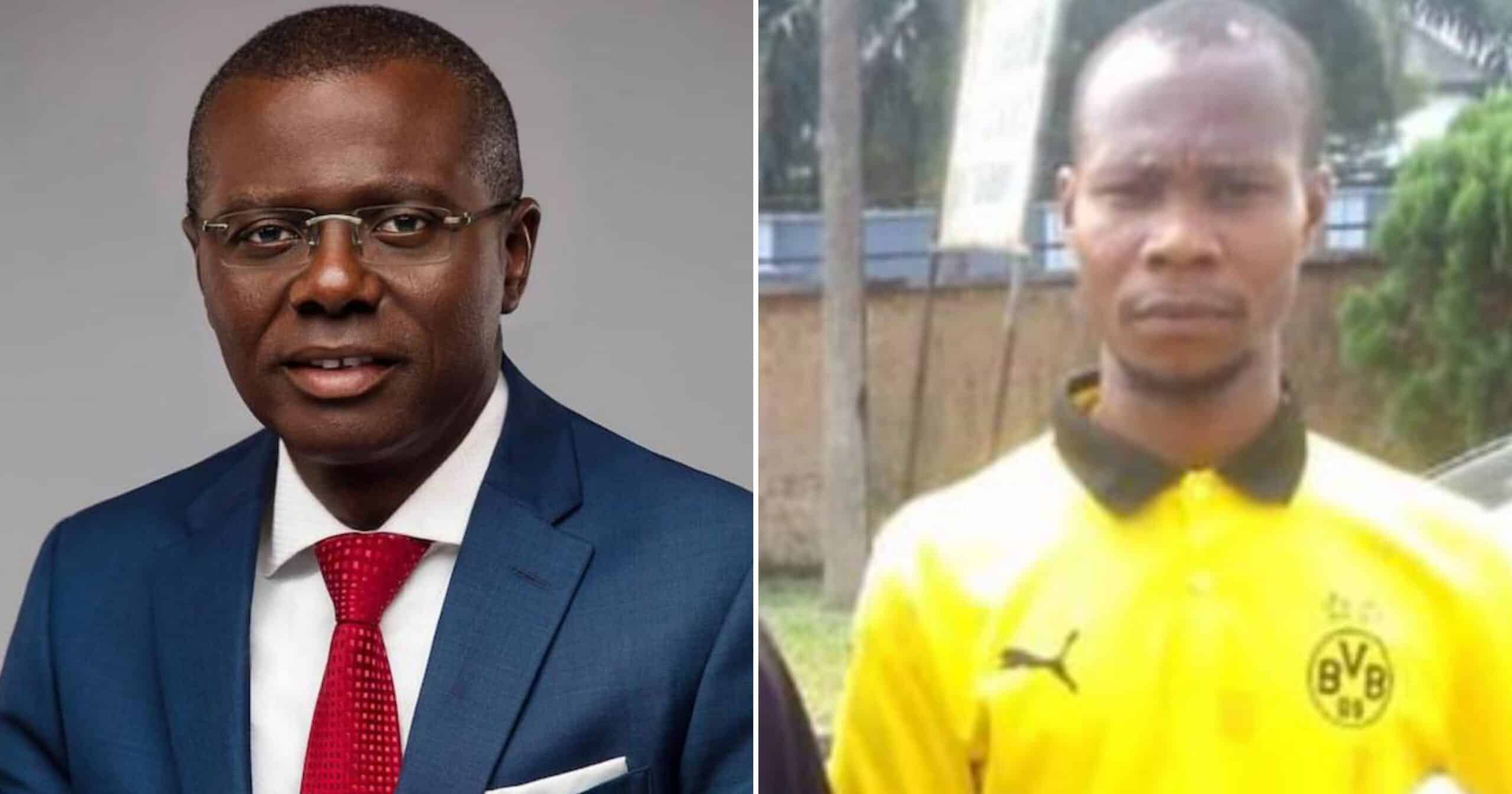 Sanwo-Olu reacts as 27-year-old man insists he is his biological son