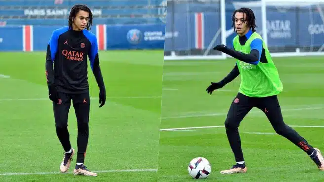 Kylian Mbappe's 15-year-old brother Ethan makes senior Paris Saint ...