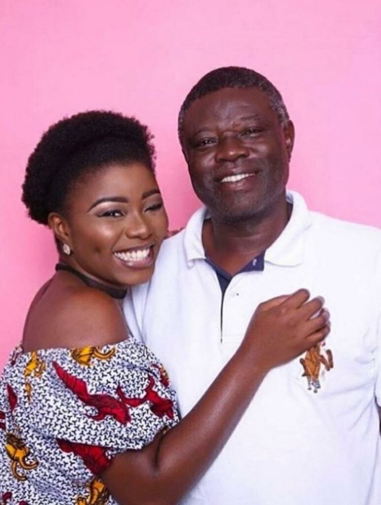 Aryike dimples tearfully mourns dad's demise