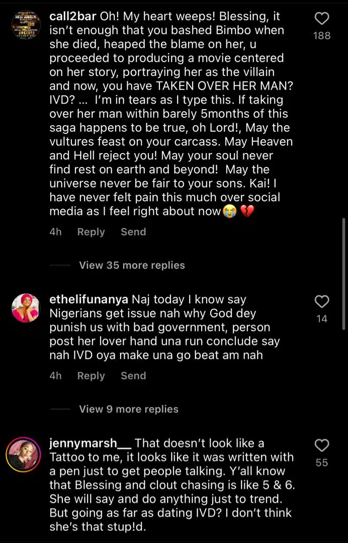 Blessing Okoro sparks dating rumors with IVD, late Bimbo Ogbonna’s husband