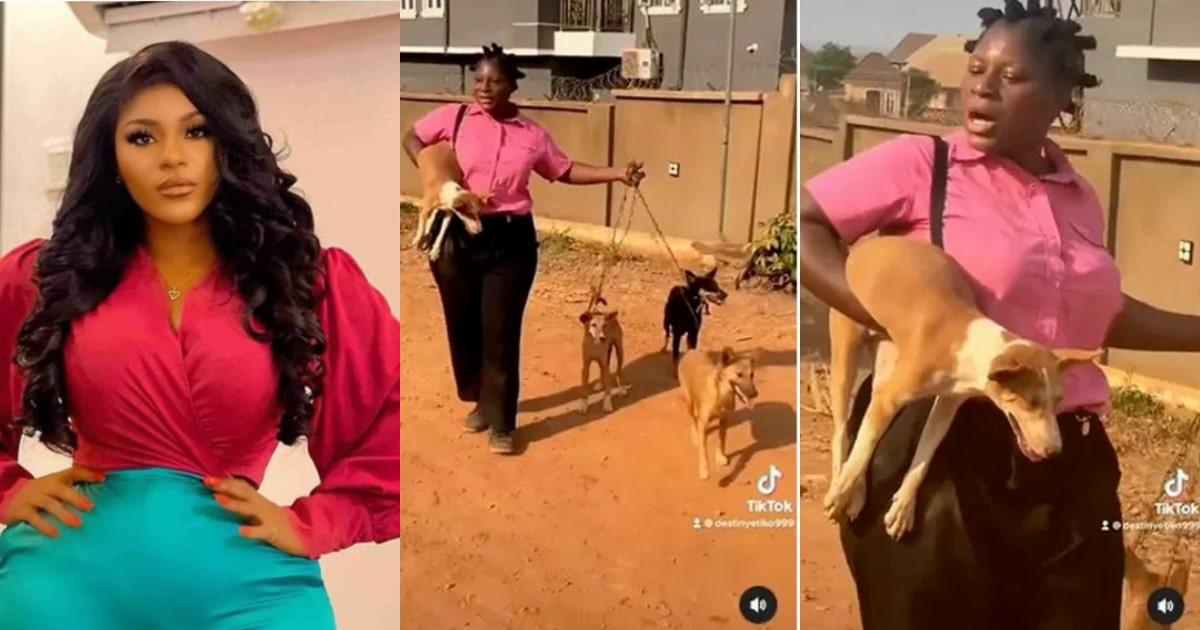 “Imagine carrying village Ekuke” – Destiny Etiko fidgets as she shoots ...