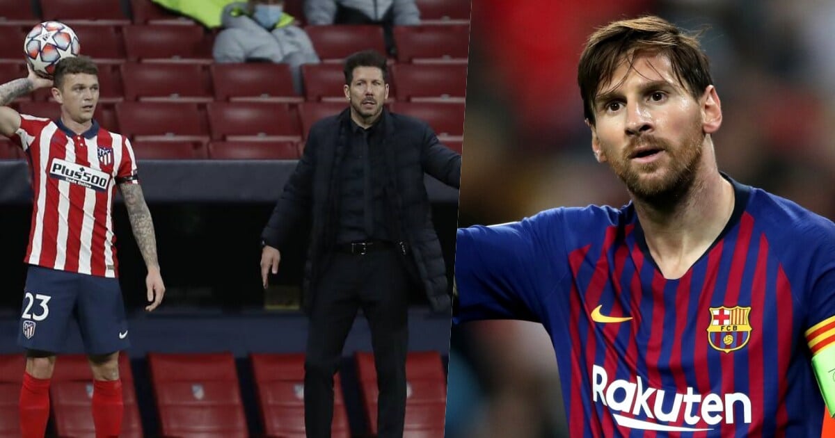 Simeone said Lionel Messi can only be stopped by 'prayer' - Trippier