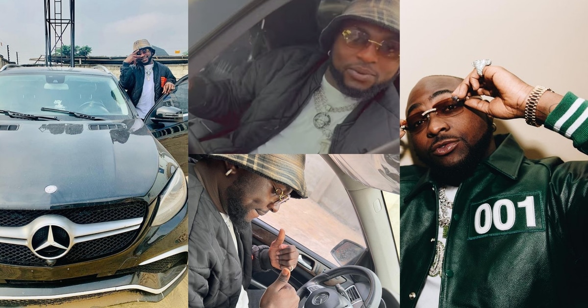 Davido's lookalike 'TwinOBO' splashes millions on new Mercedes Benz (Video)