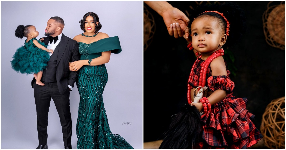 Williams Uchemba reveals instructions to hide his daughter's face