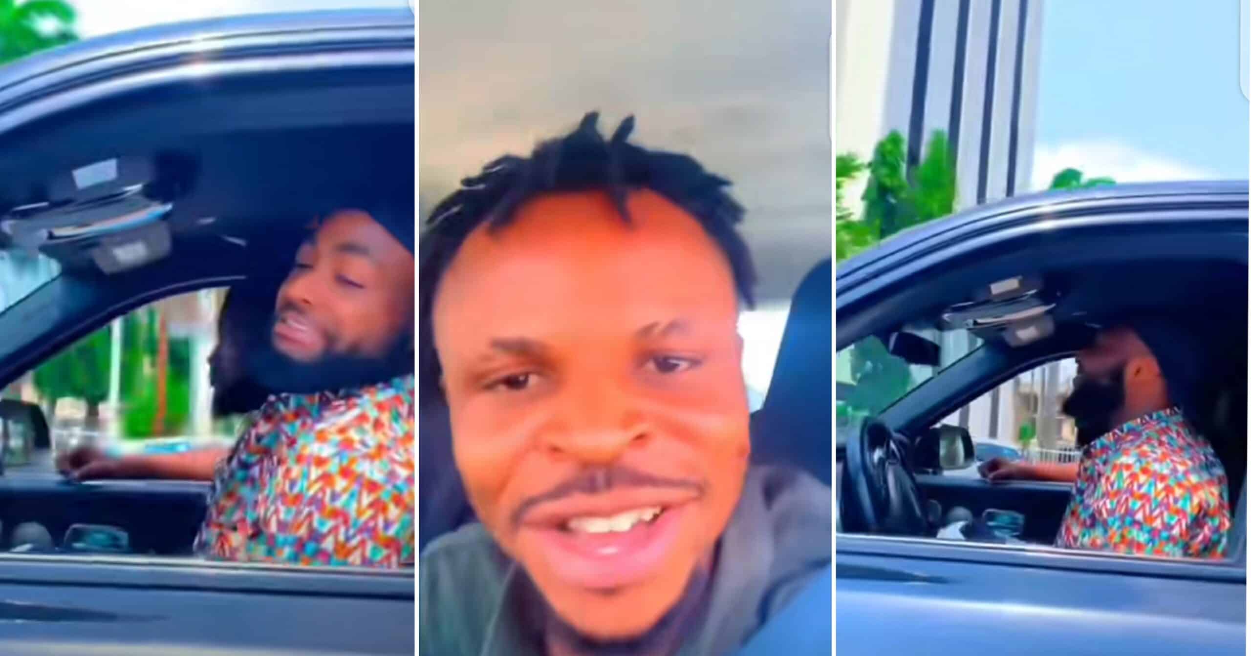 "Such a cheerful fella" - Davido's reaction trends as fan bumps into ...