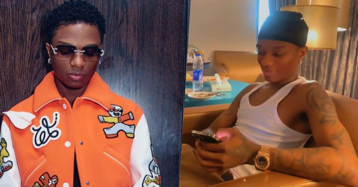 "Popsy behave like a celebrity na" — Mystery lady teases Wizkid (Video)
