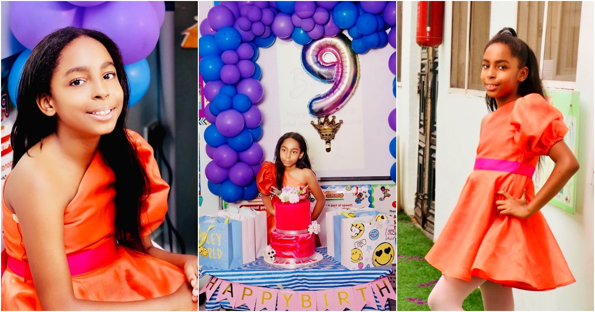 Ned Nwoko and wife, Laila Charani throws birthday party for daughter
