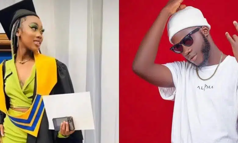 Blue Aiva and Blaqboi spotted sharing a passionate kiss