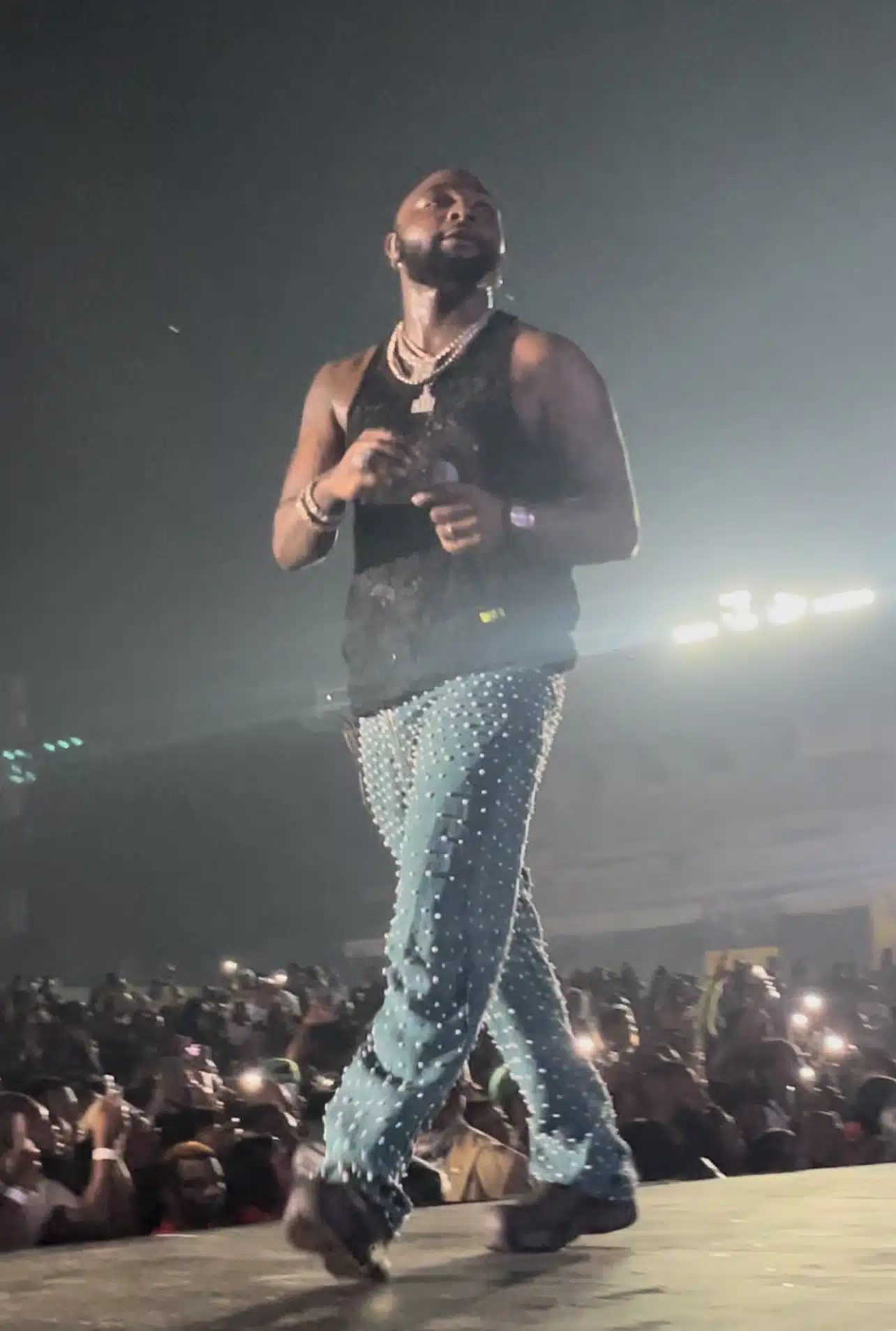 Timeless Concert: Davido makes fans scream with grand entrance