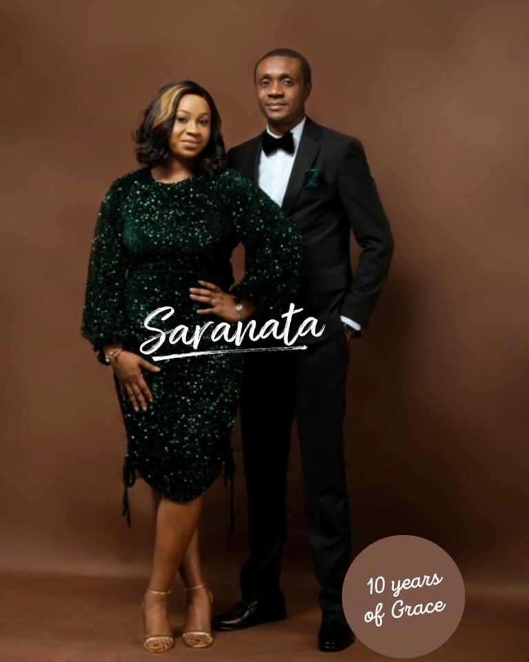 Nathaniel Bassey and wife mark 10th wedding anniversary