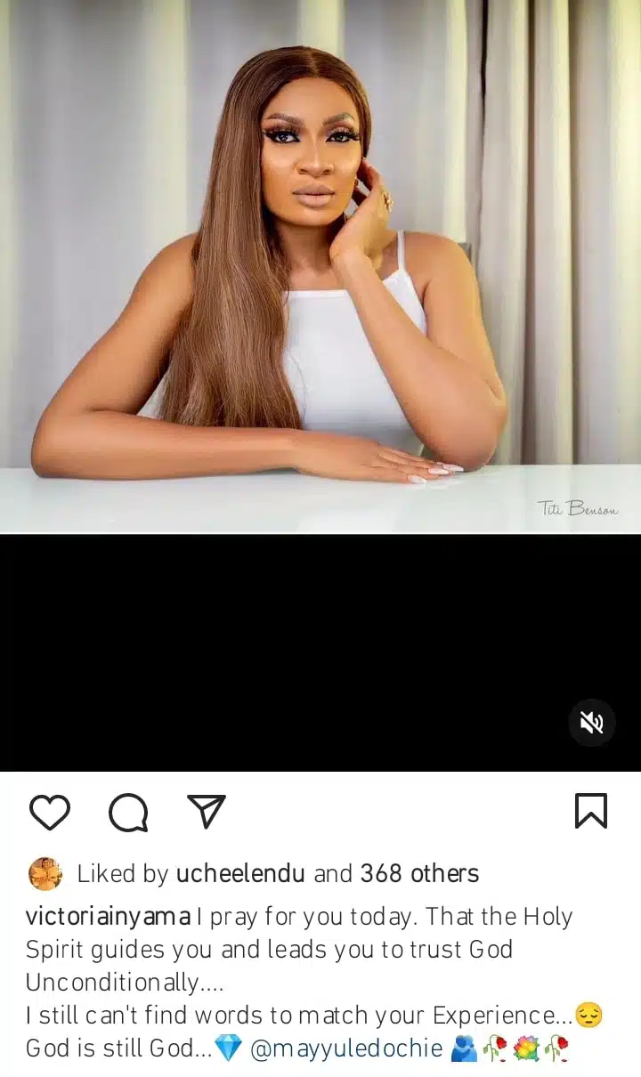 Victoria Inyama, others send prayers to May Edochie as she lays her son ...