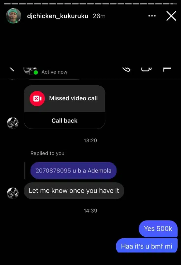 DJ Chicken receives N500K from fan following brutal attack