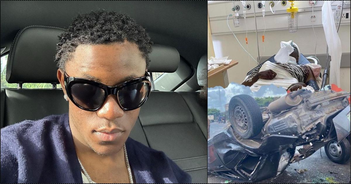 "I was in coma for days" — Victony opens up on ghastly accident