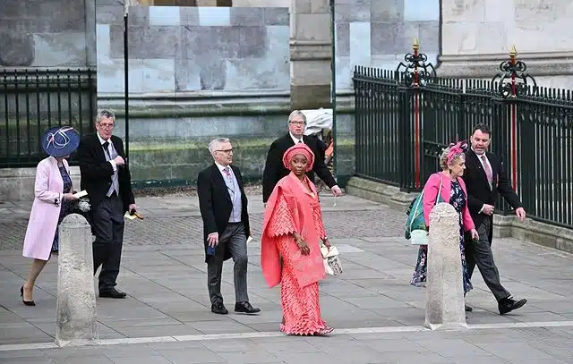 Nigerian Eva Omaghomi stands out at coronation of King Charles