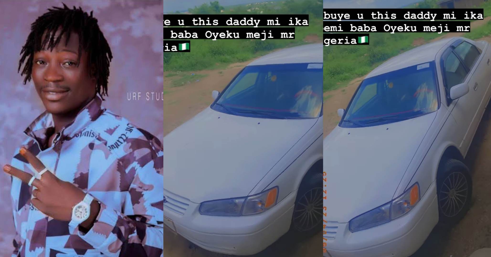 DJ Chicken buys dad a new car (Video)