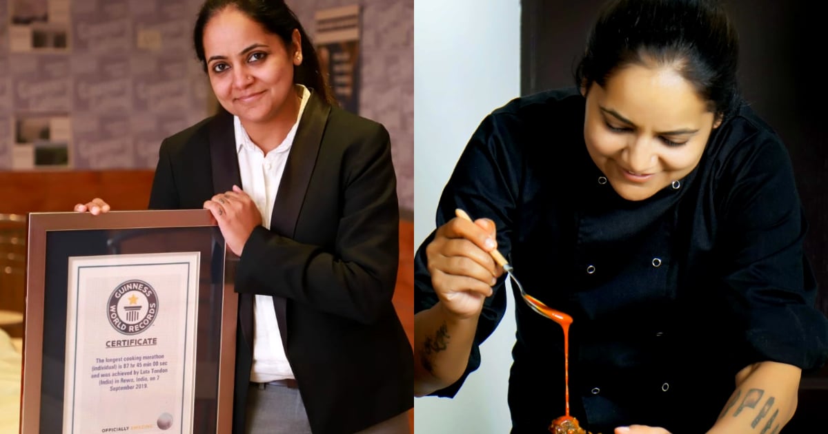 Video of the former holder of the longest cooking time on earth Lata ...