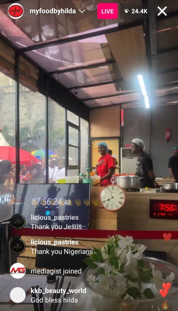 Breaking: Hilda Baci breaks Guinness World Record of Lata Tondon