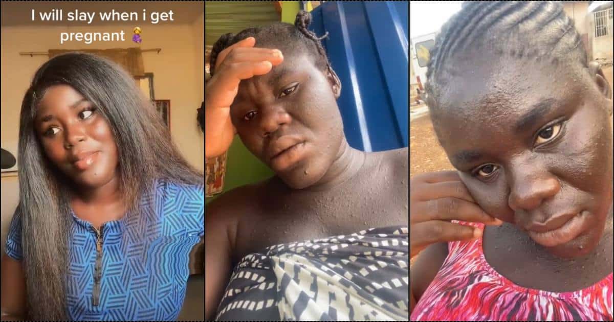 Lady who vowed to slay during pregnancy shares transformation (Video)
