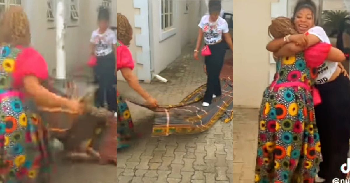 Nigerian lady shares heartwarming video of how her mum welcomed her ...