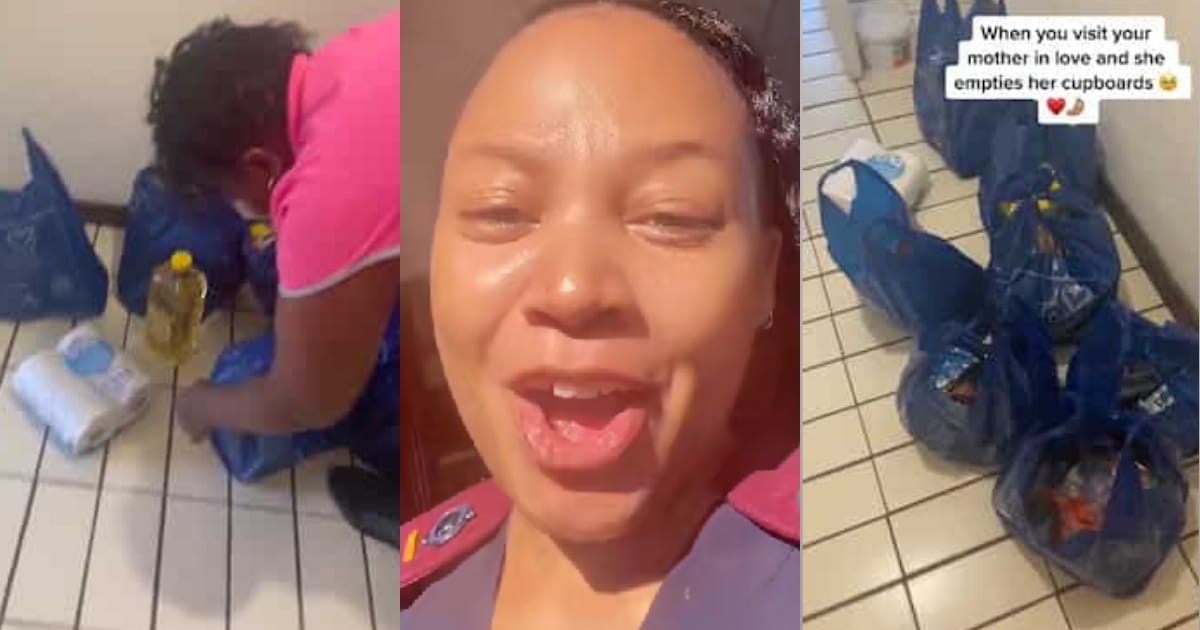 Proud lady shows mother-in-law's generosity (video)