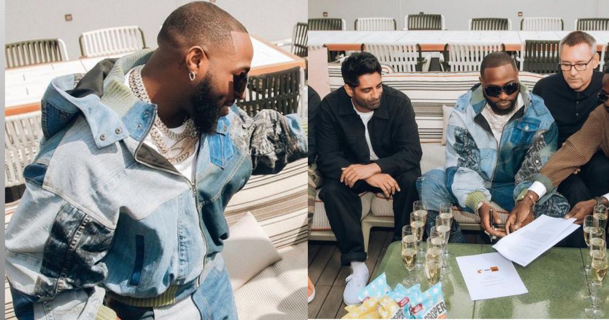 "Continue to shine"- Davido announces record deal extension with Sony ...