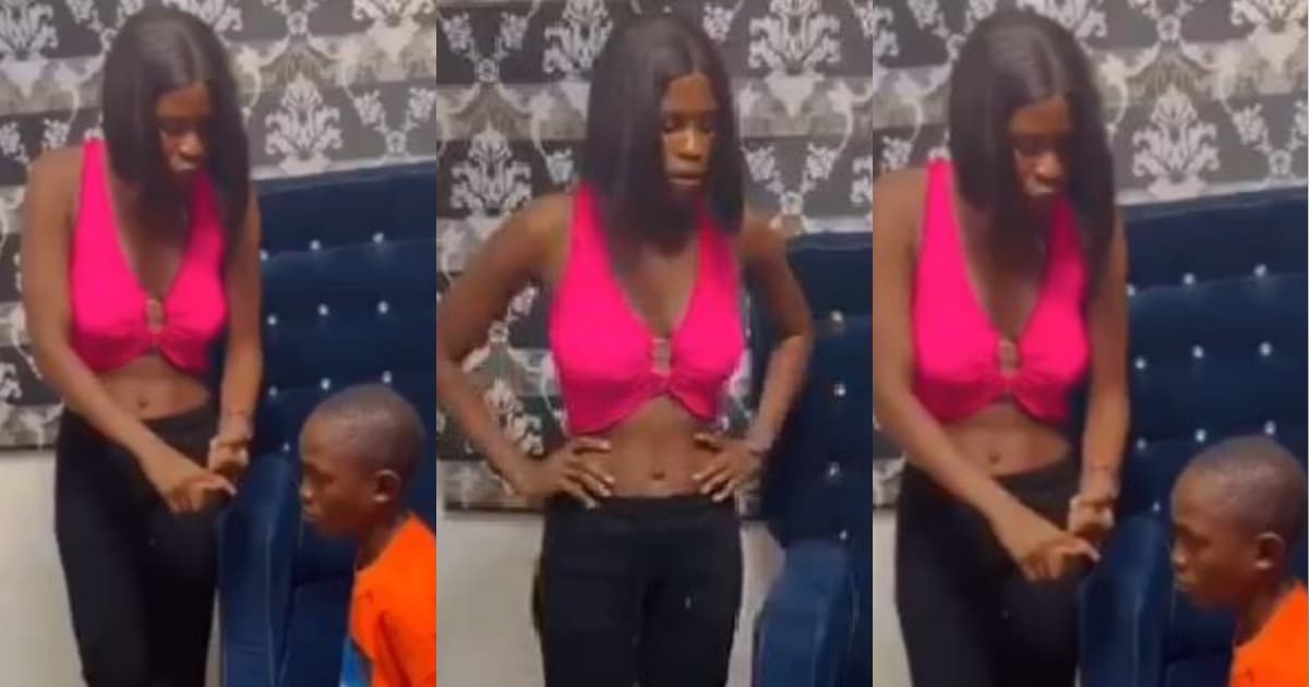 "I bought you a phone to bomb, not to carry women" - Moment Yahoo girl fiercely rebuked one of ...