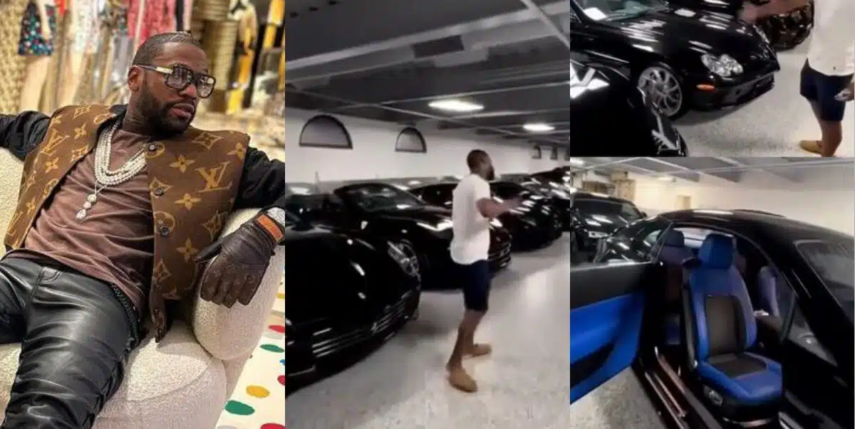 Floyd Mayweather shows off his impressive collection of 17 supercars ...