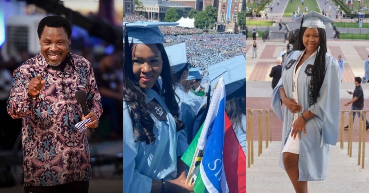 Late TB Joshua's daughter, Promise bags Master's degree with honors ...