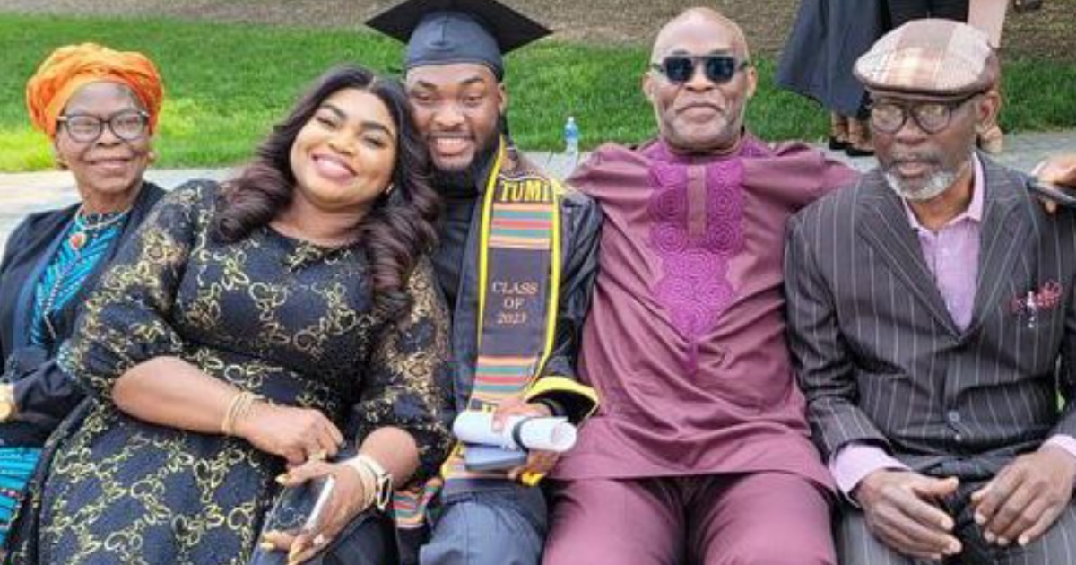 RMD proudly shares rare family photos as son graduates from university