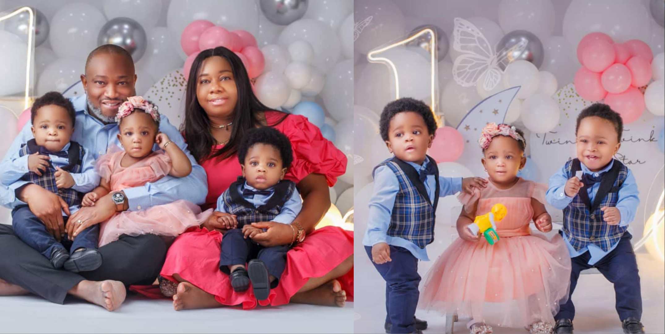Couple welcomes triplets after 12 years of childlessness