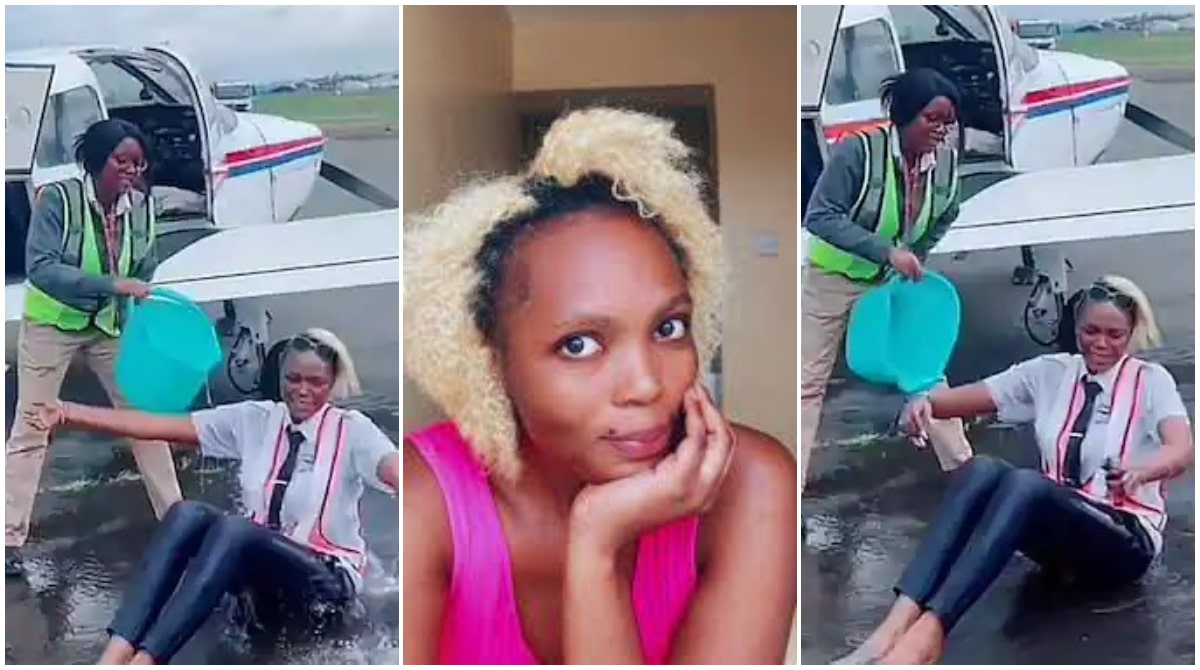 Lady goes crazy after achieving dreams of becoming a pilot after 10 ...