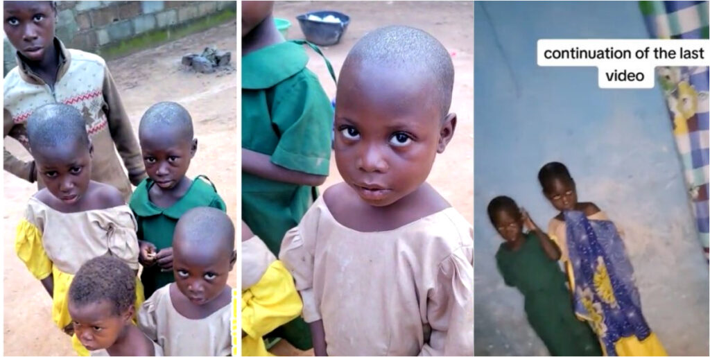 Lady finds 5 children living in uncompleted building after parents ...