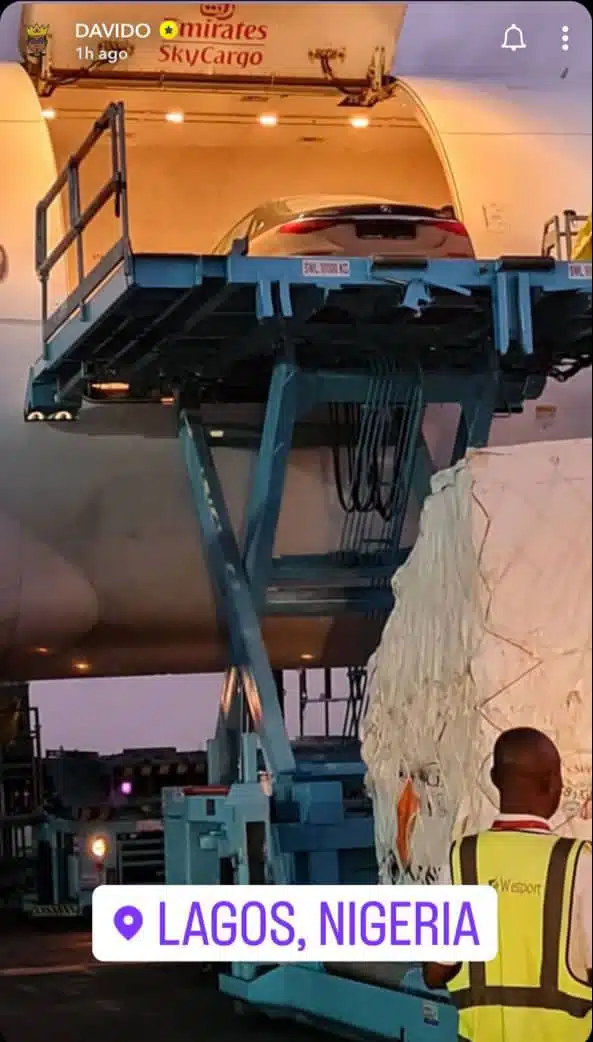 Davido takes delivery of 2023 Mercedes-Maybach worth ₦340M